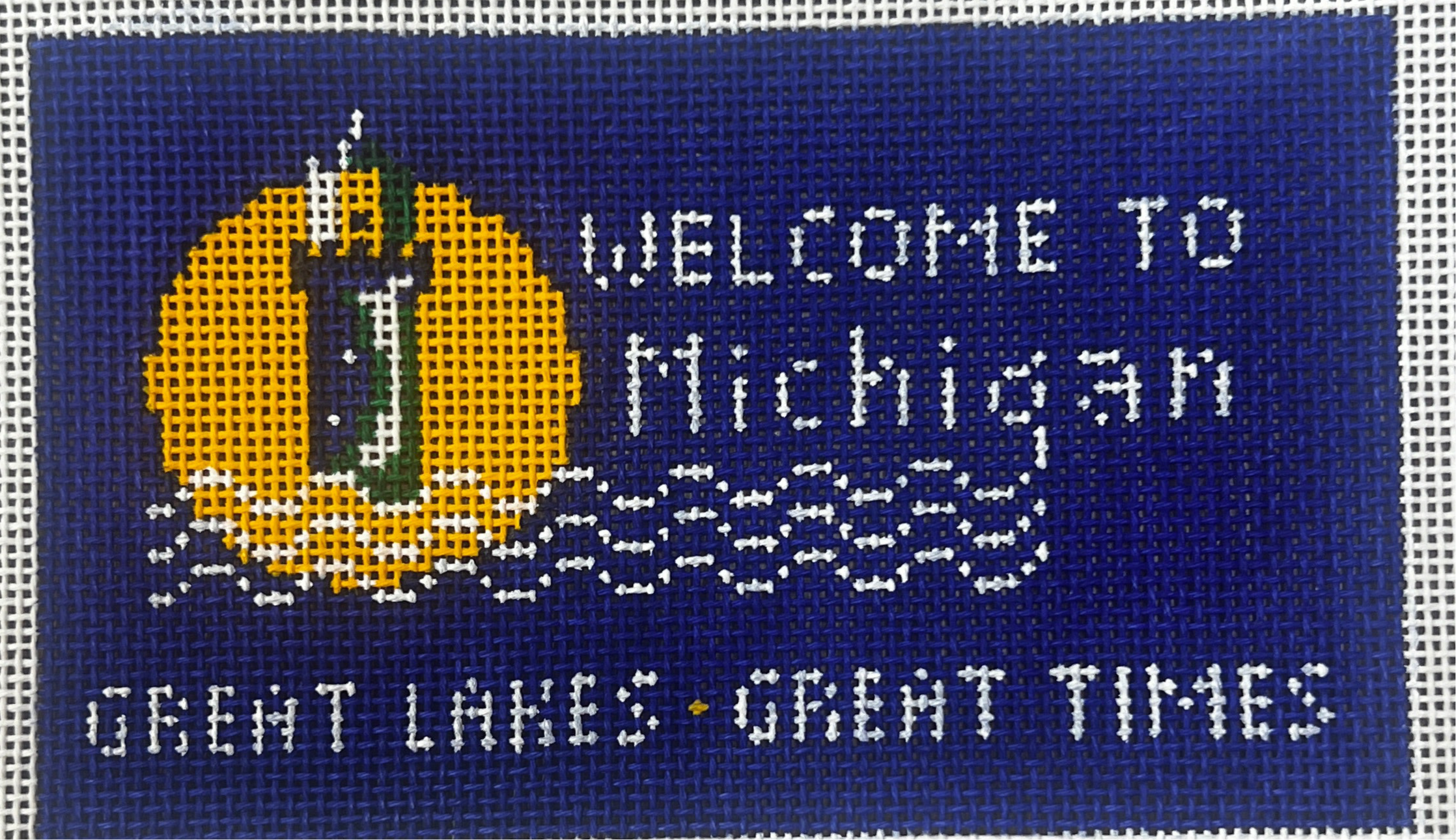 Michigan State Sign – The Gingham Stitchery